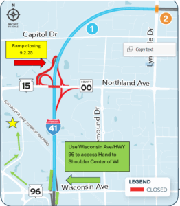 Hand to ShoulderI-41 Project Closures - Hand to Shoulder